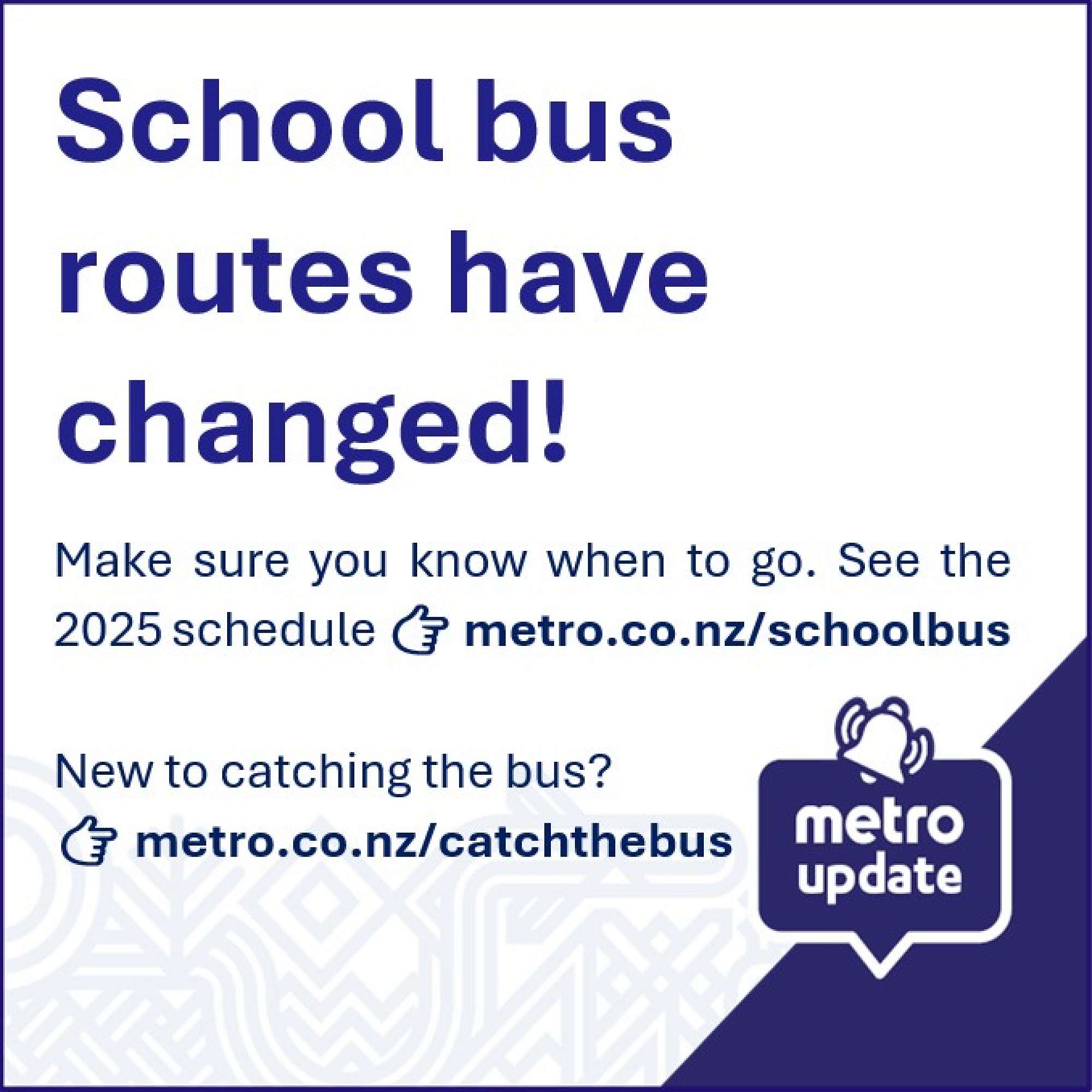 School bus routes have been updated for 2025!