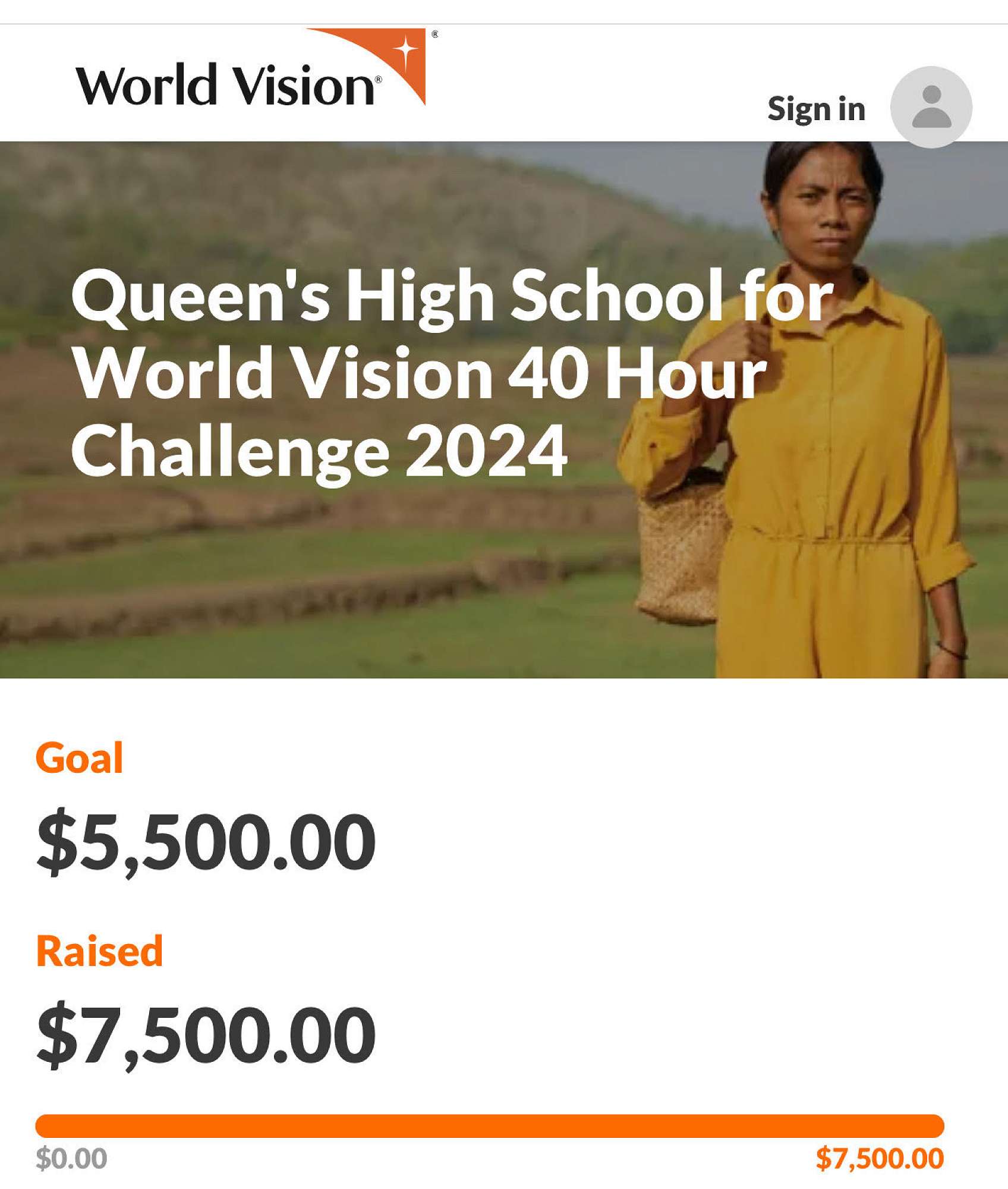 World Vision Challenge 2024