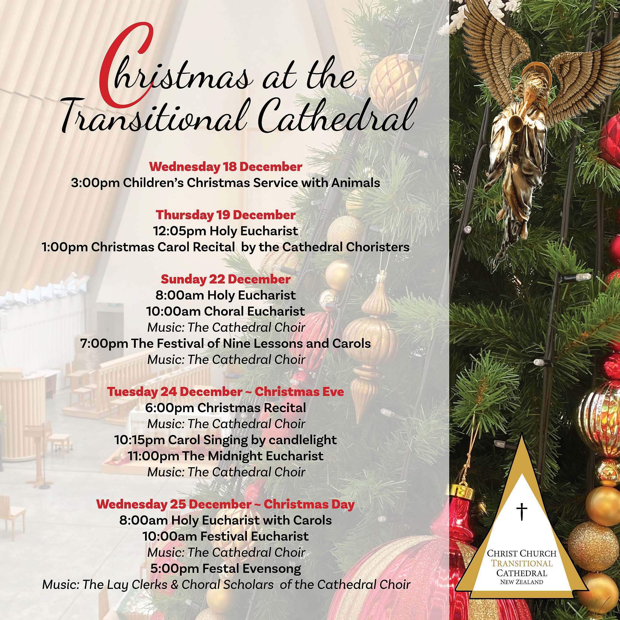 Christmas at the Transitional Cathedral