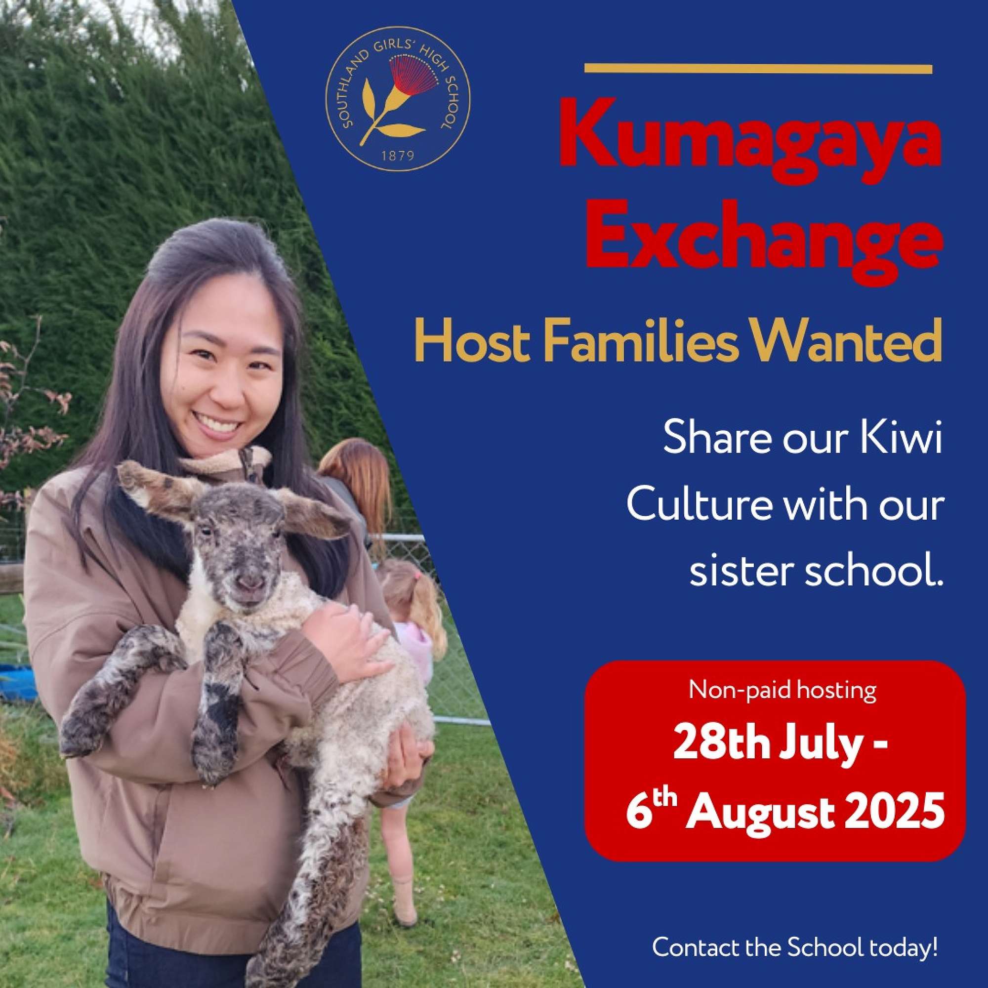 Host Stay Families Wanted