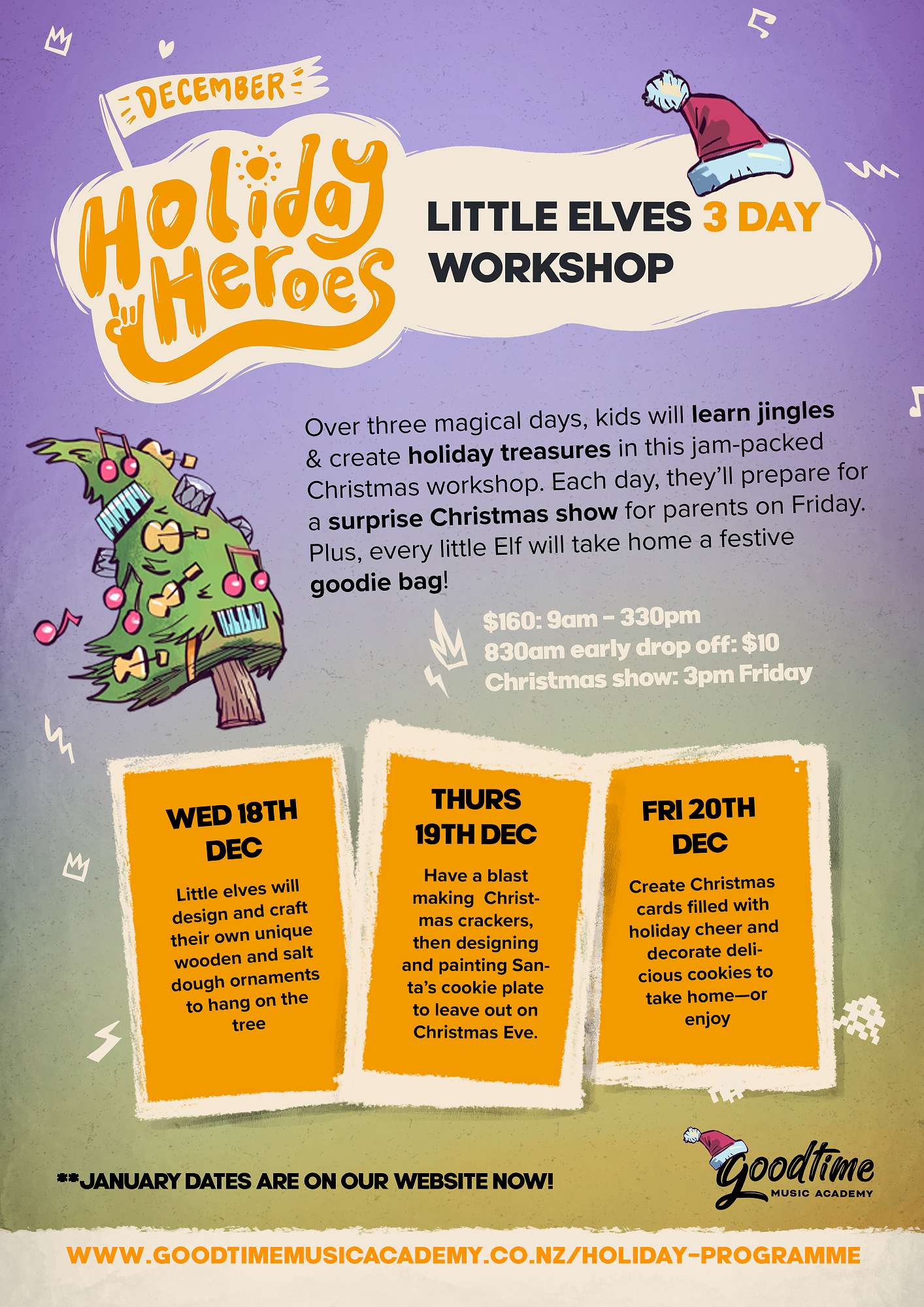 Goodtime Music Bus Holiday Programme