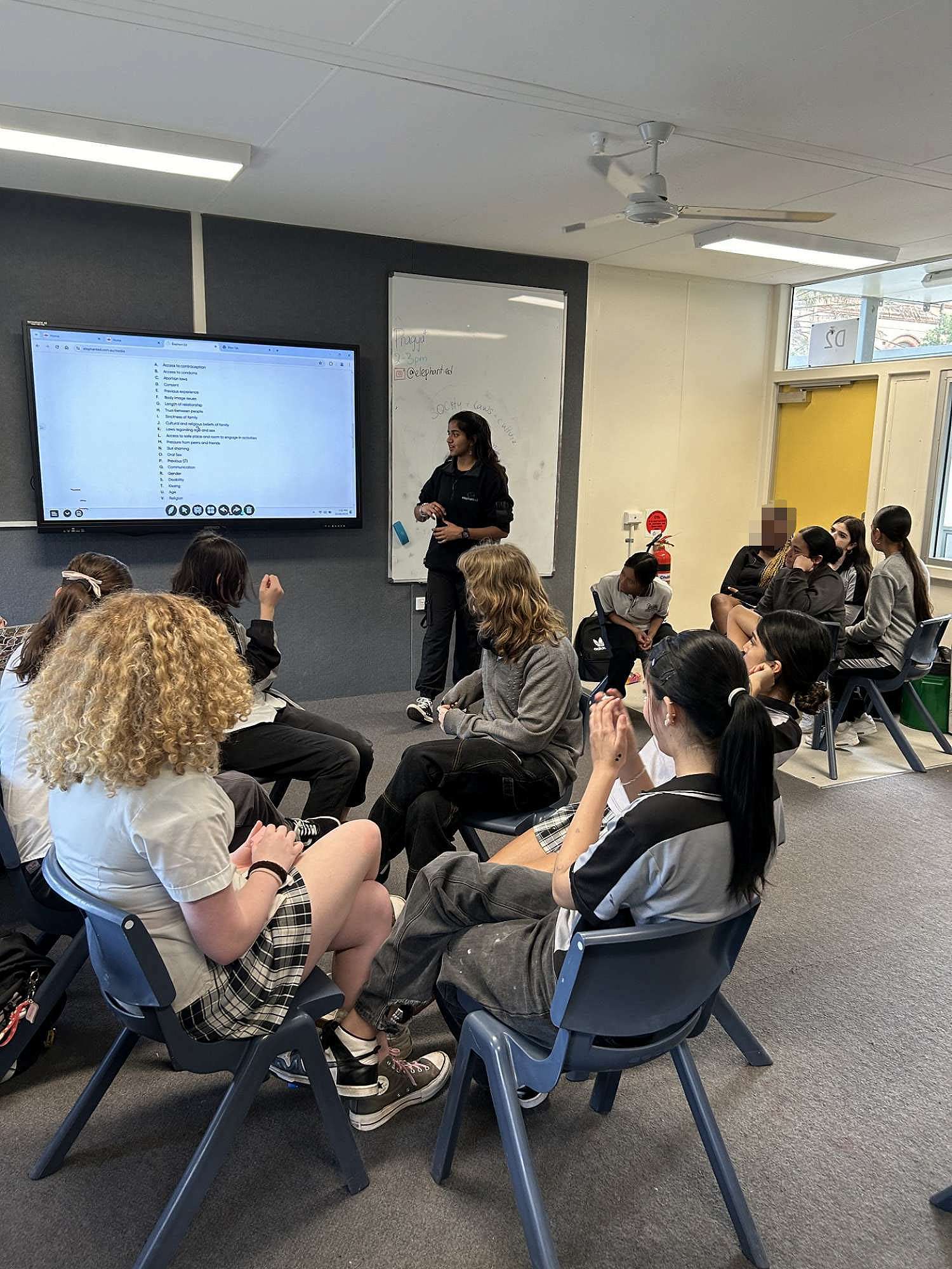 Year 9 Students Engage in Important Conversations during Elephant Ed ...