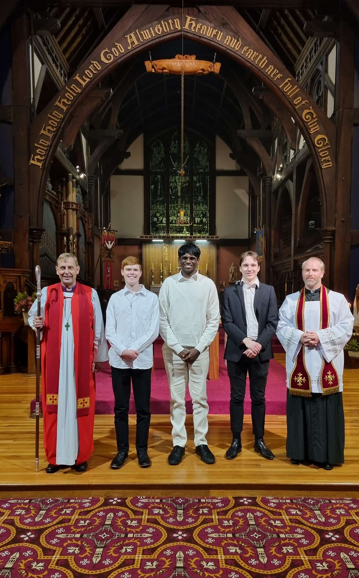 Confirmation Service At SMAA - Anglican Diocese of Christchurch