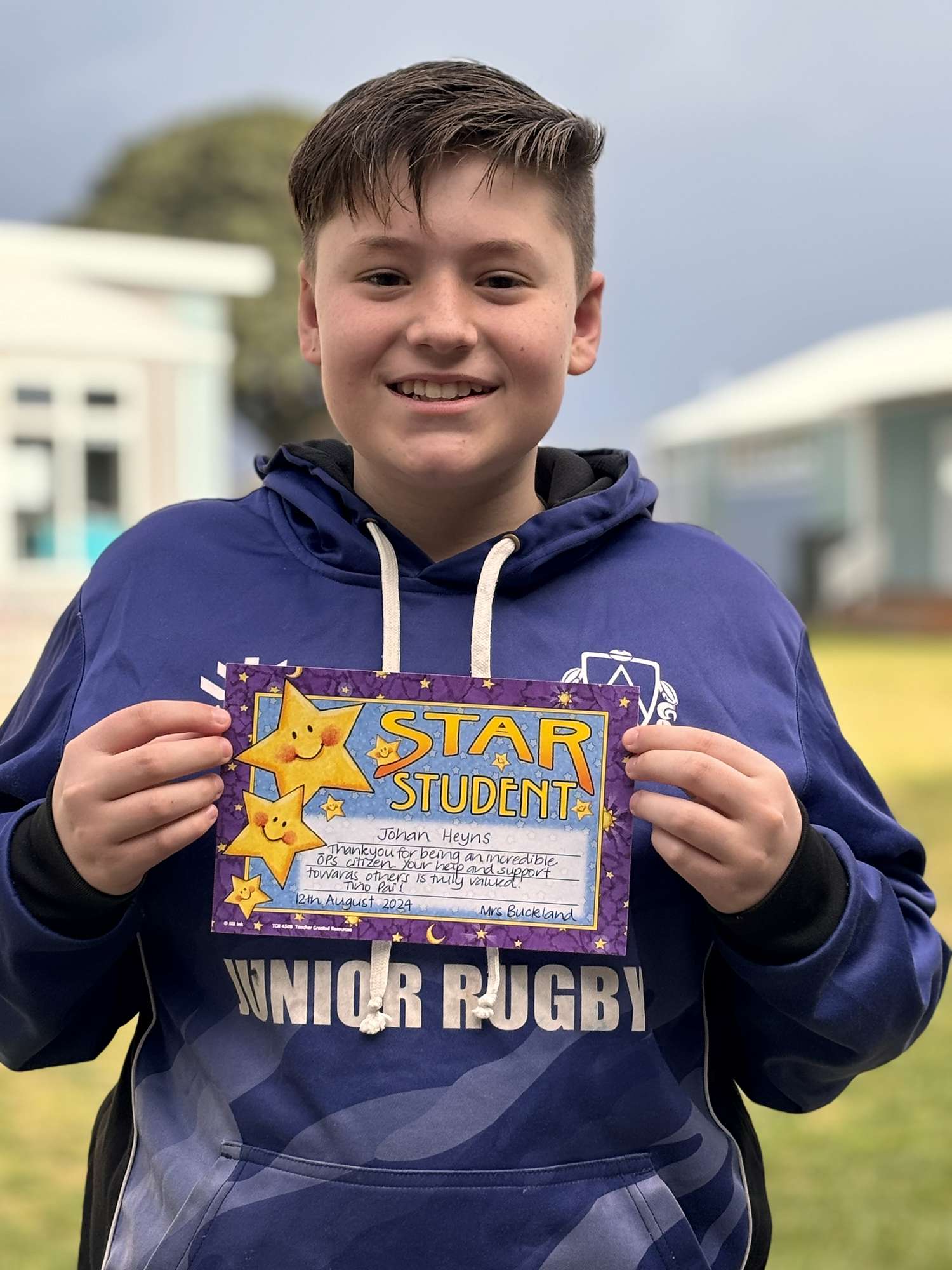 Student of the Week - Week 4 Term 3