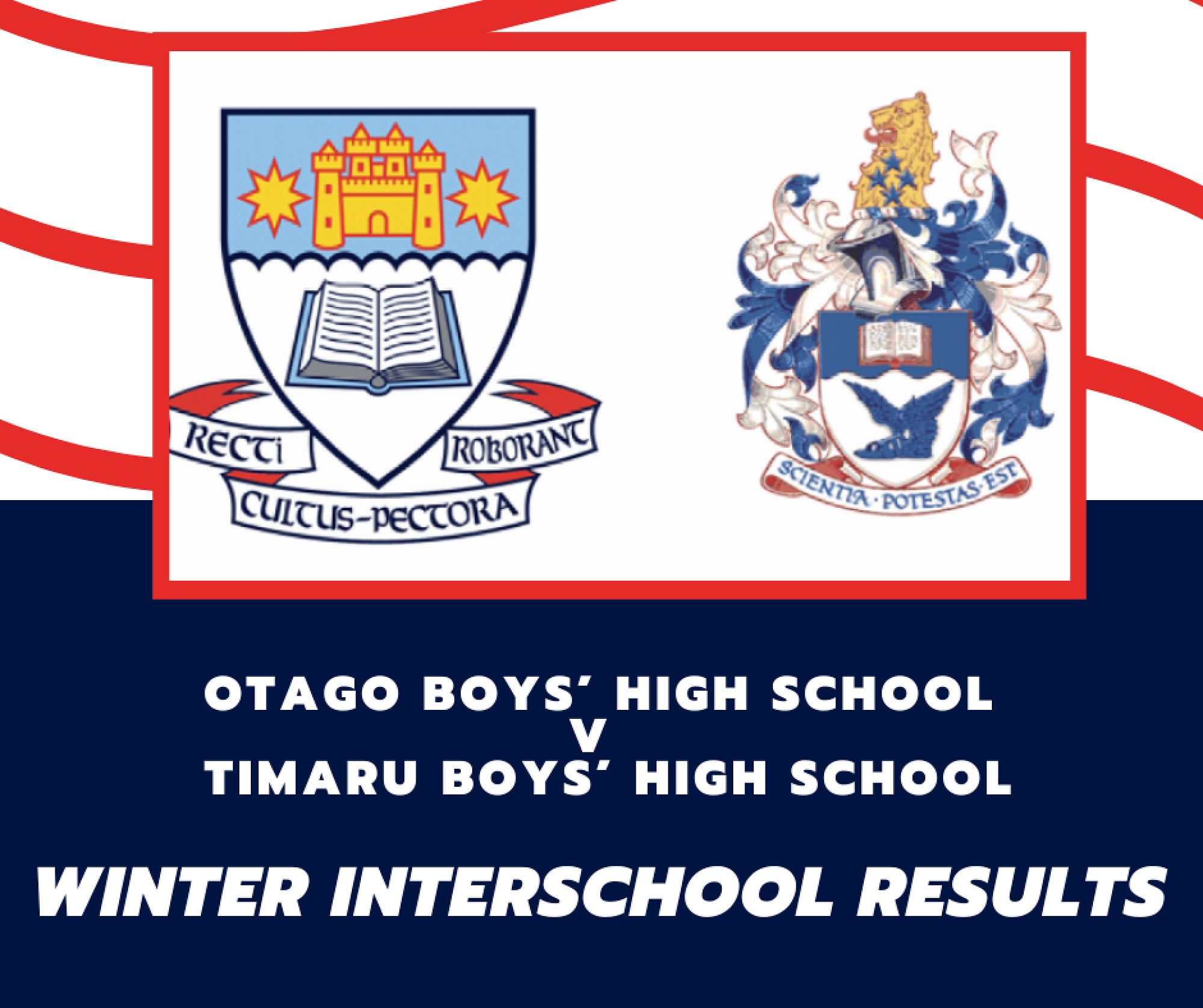 OBHS v TBHS Interschool Results