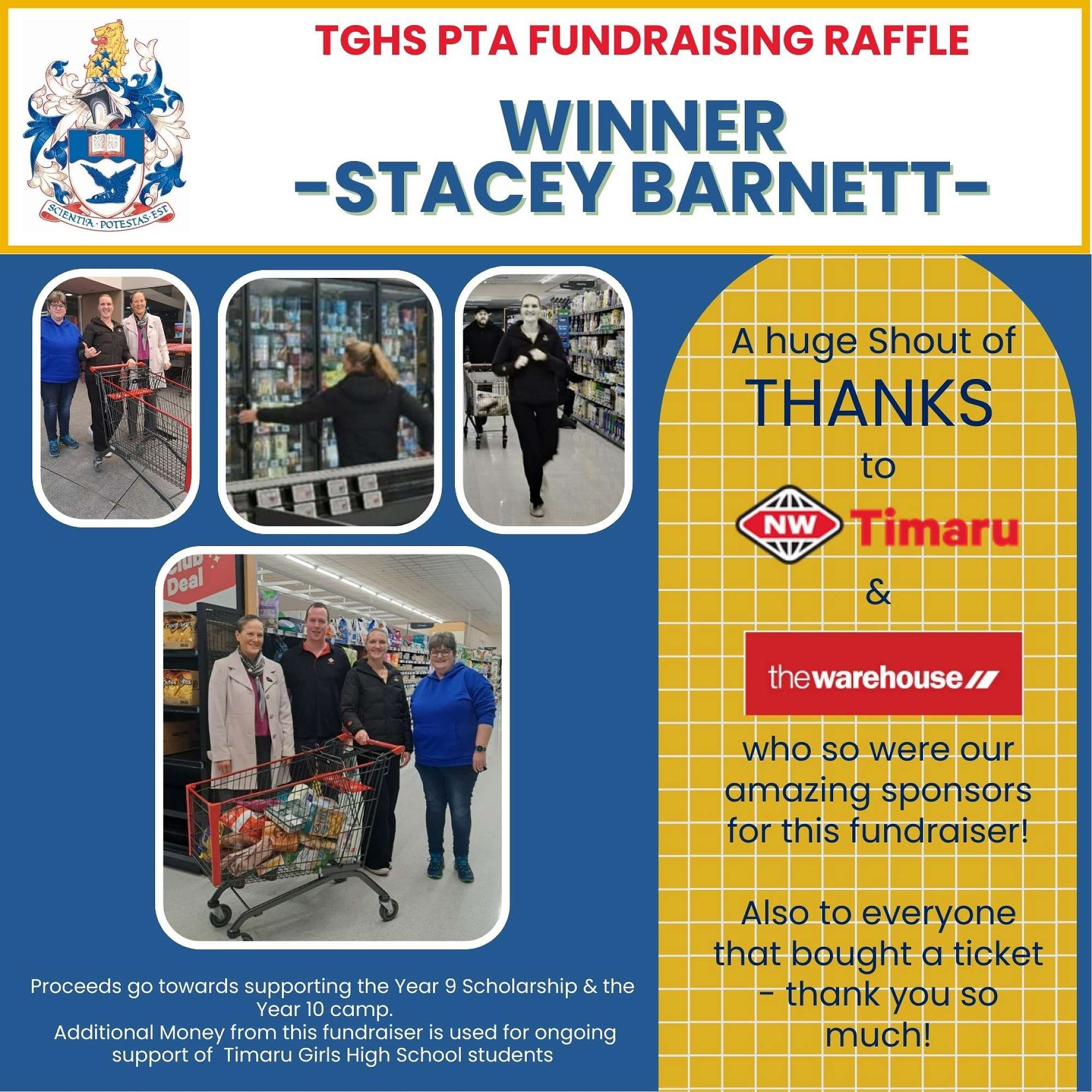 Grocery Grab Raffle a Resounding Success