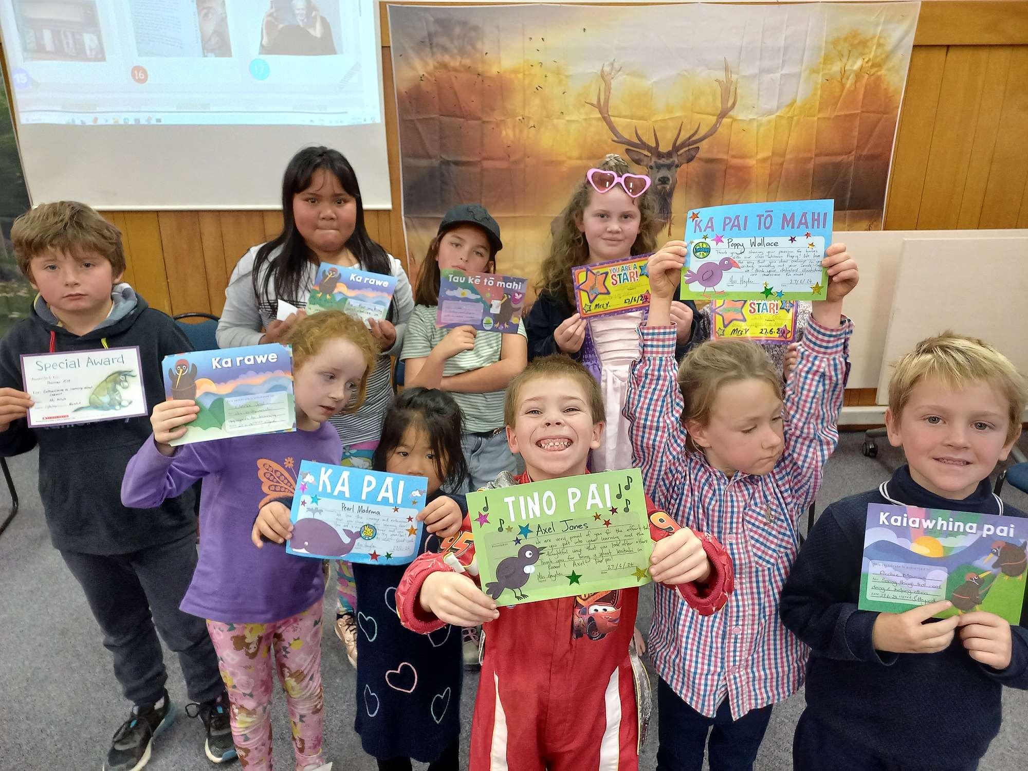 Congratulations to this weeks' Primary Assembly Certificate recipients ...