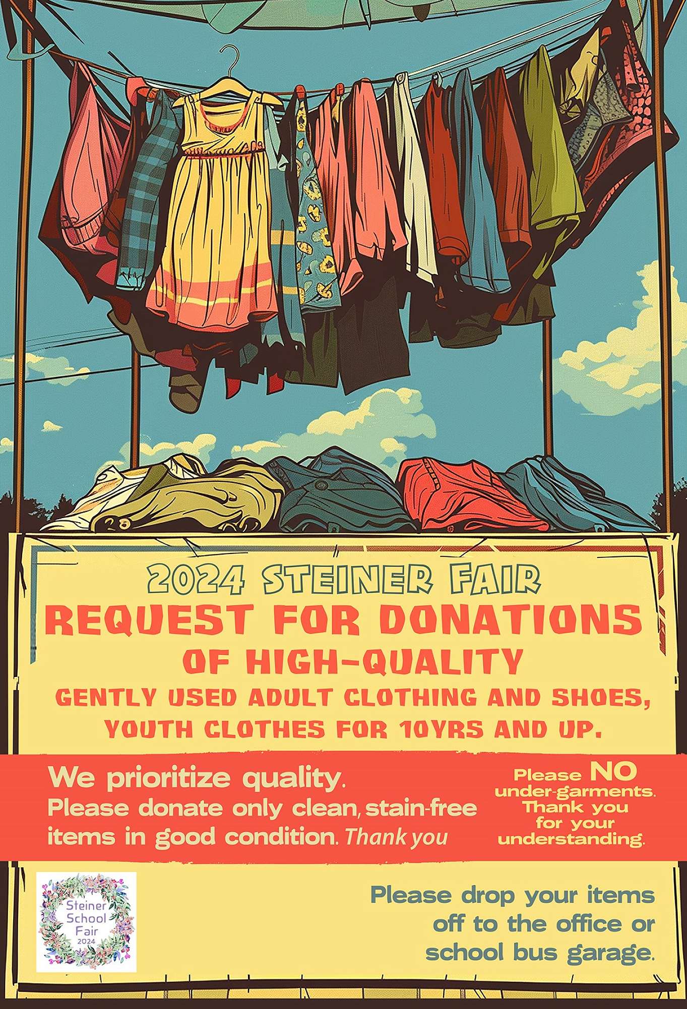 2024 Steiner Fair Boutique preloved stall Quality clothing Request