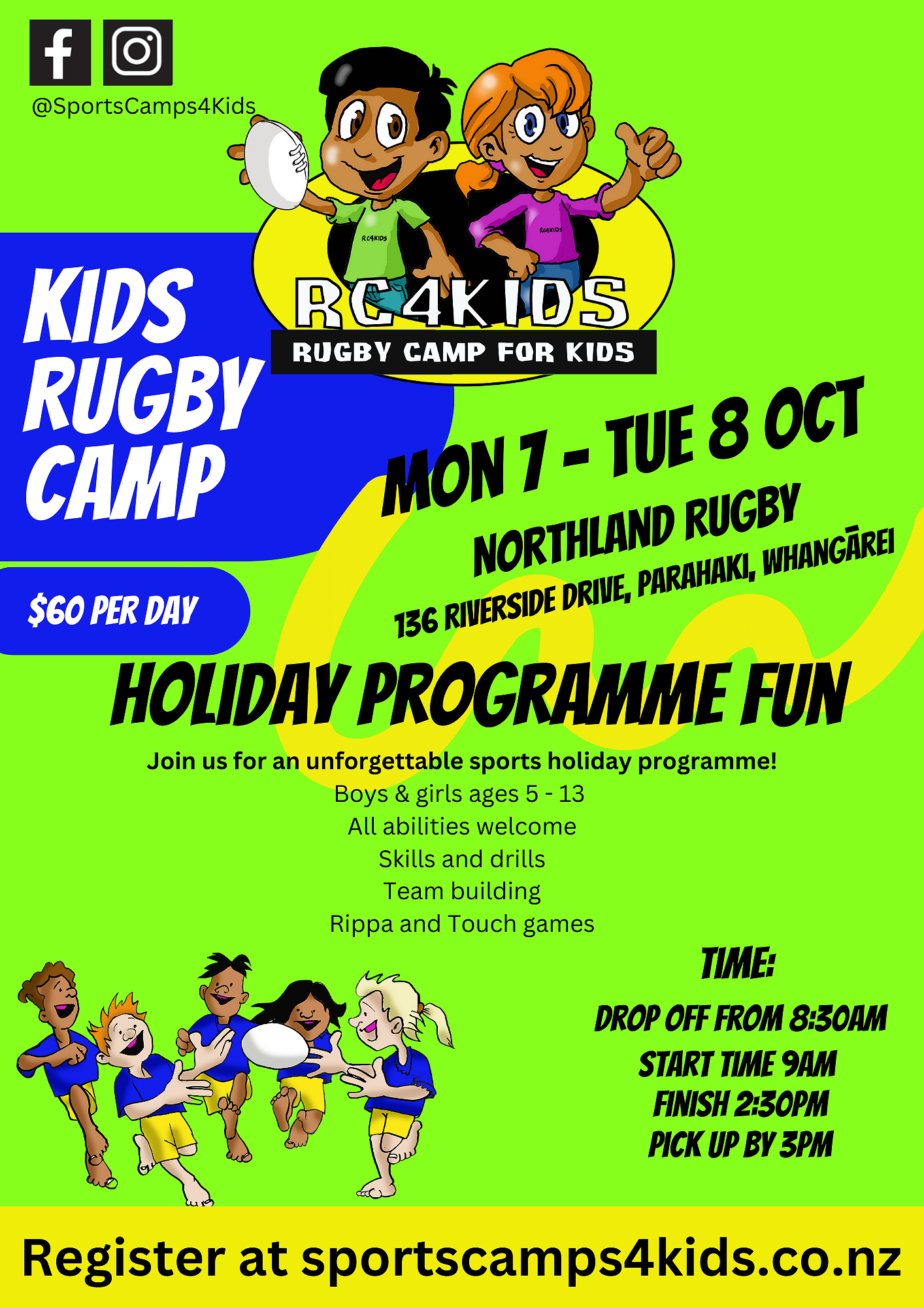Rugby Holiday Programme