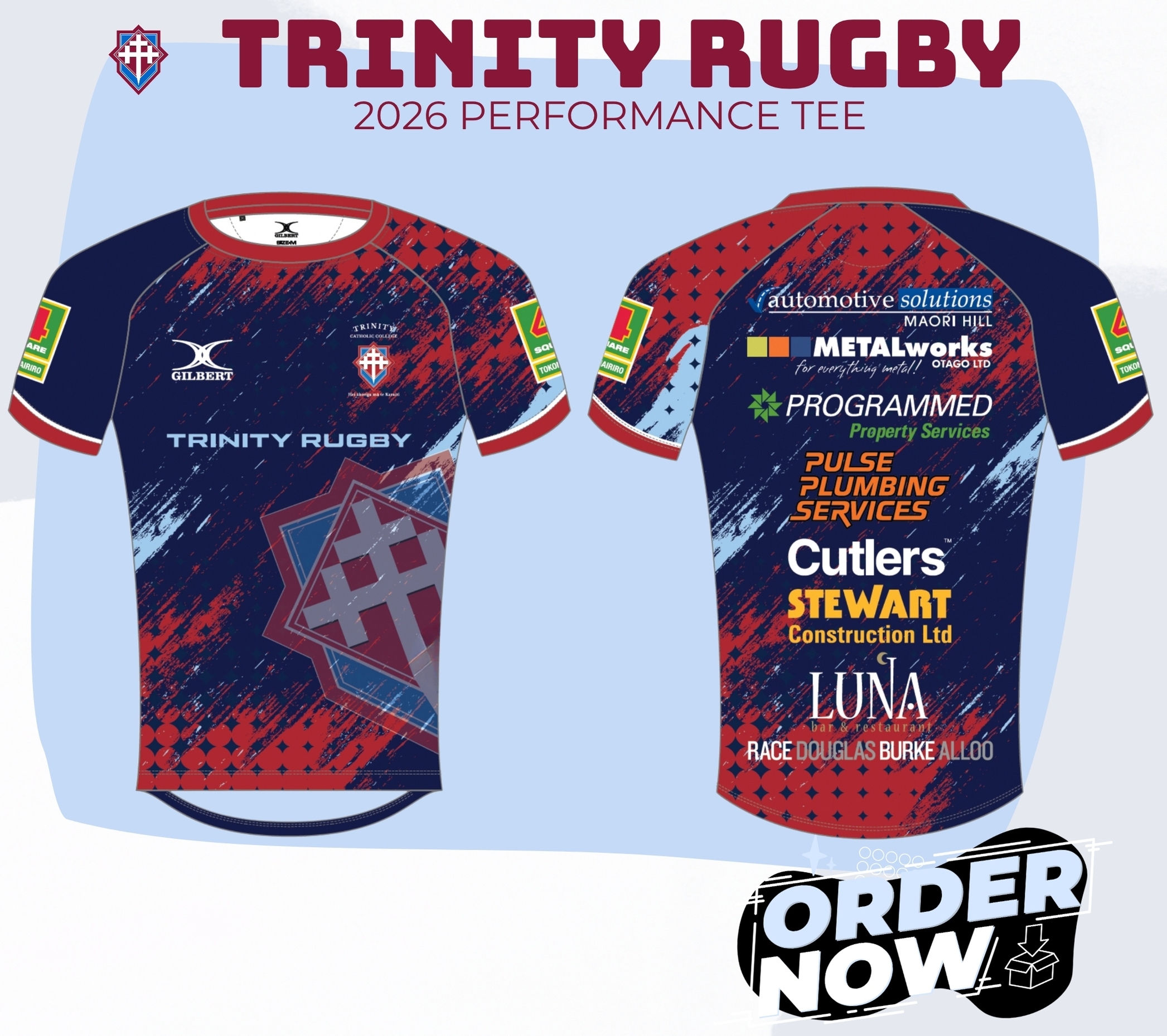 2026 Trinity Rugby Performance Tee | Trinity Catholic College