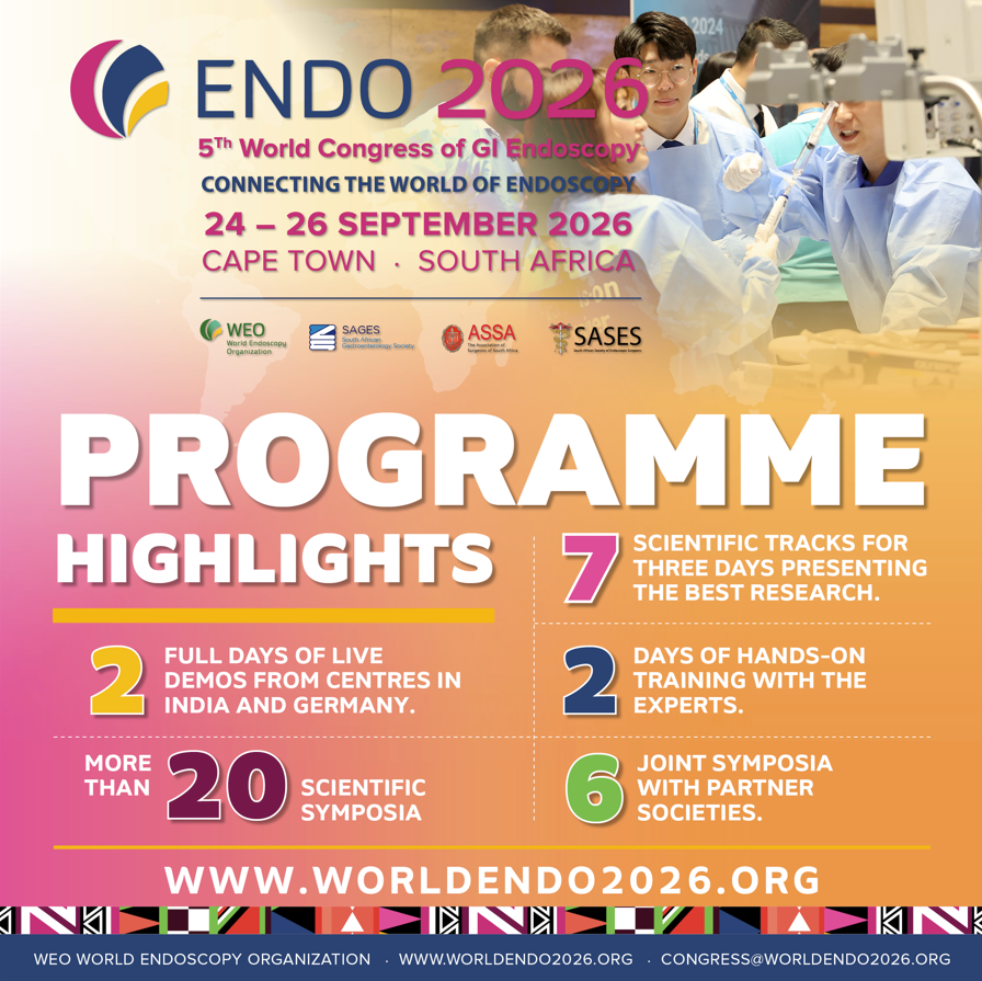 ENDO 2026 brings three days of a world-class programme to Cape Town ...