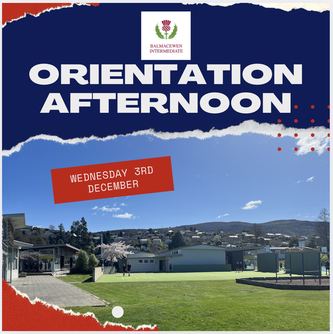 Orientation Afternoon 2025 | Balmacewen Intermediate