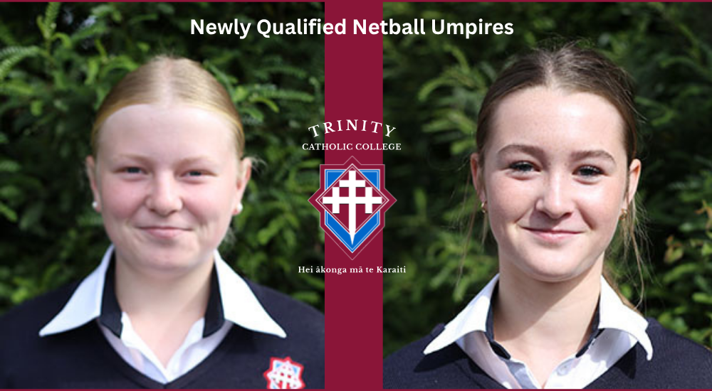 Congratulations to our two newly qualified netball umpires! | Trinity ...