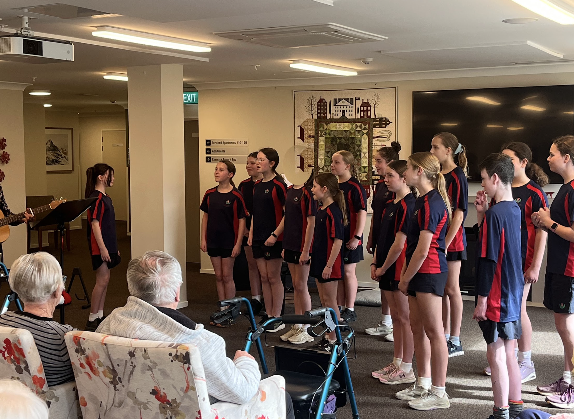 Choir performance at Summerset | Balmacewen Intermediate
