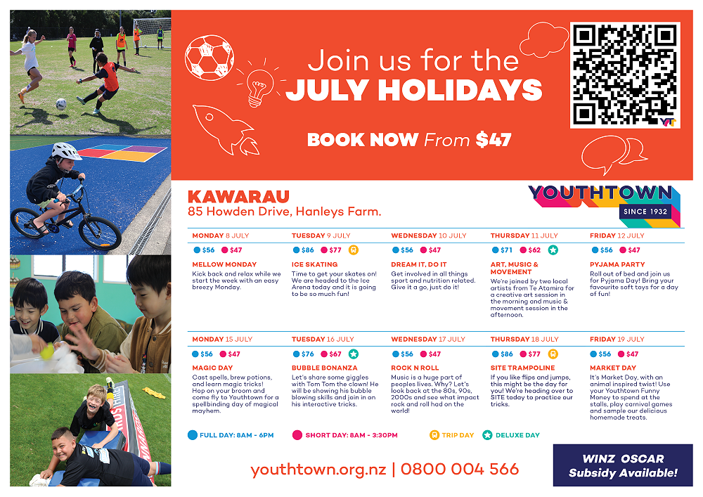 July School Holiday Programme