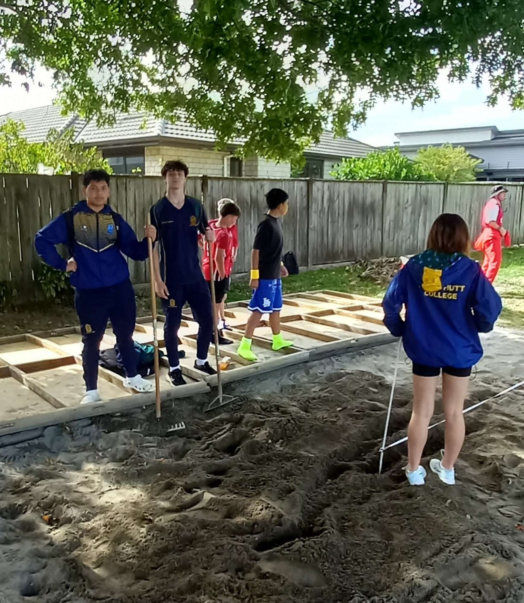 Sports students help run Fergusson Intermediate Athletics Day