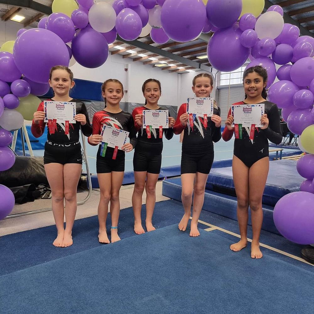 Keep Smiling and point your toes Tauriko Gymnasts!