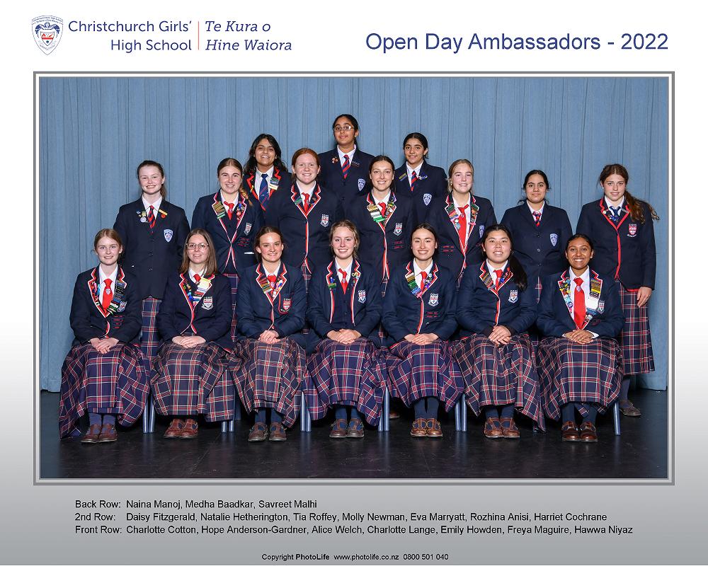 Open Day Ambassadors 2022