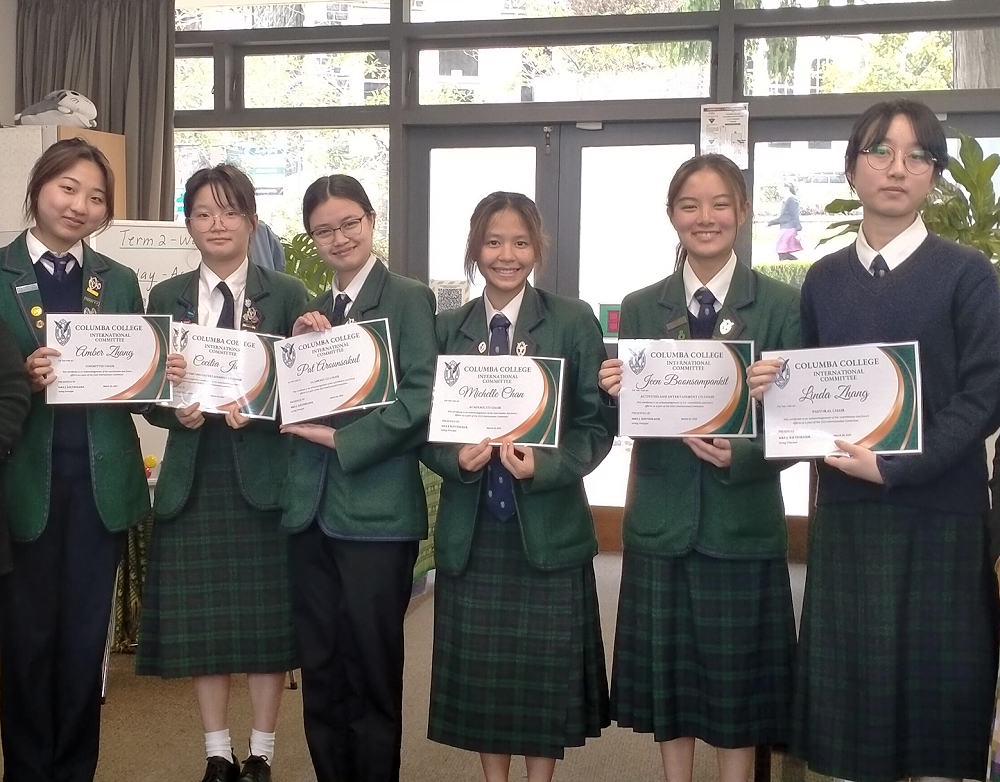 International Committee Awards — Columba College Newsletter - Friday 31 ...