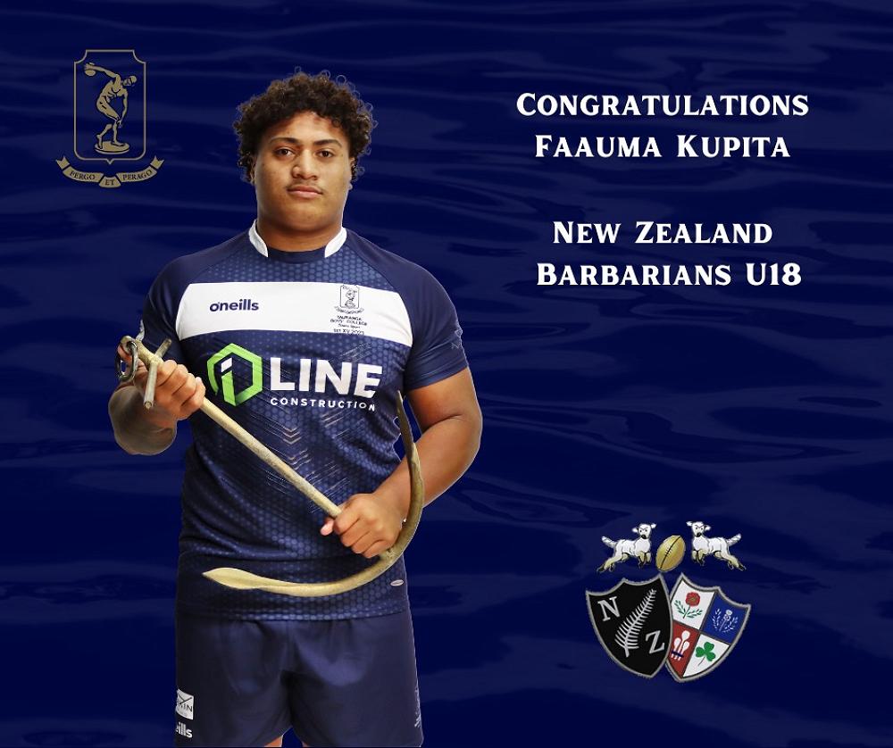 Congratulations to Faauma Kupita on his New Zealand U18 Barbarians ...