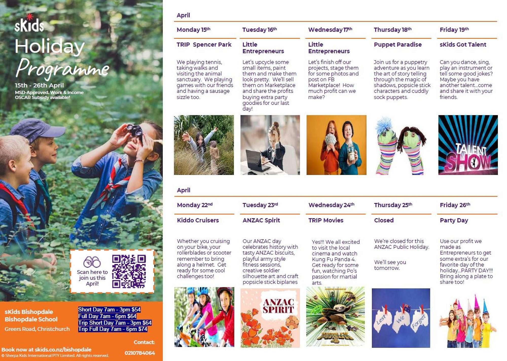 sKids Holiday Programme