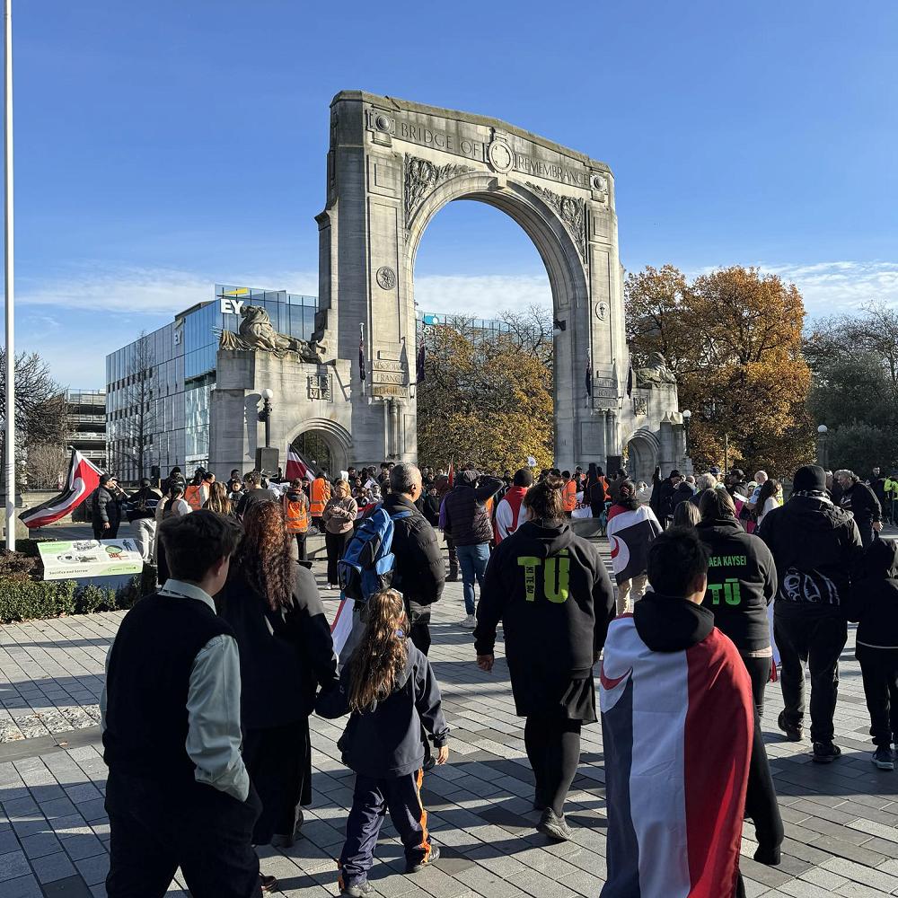 Toitū te Tiriti Protest