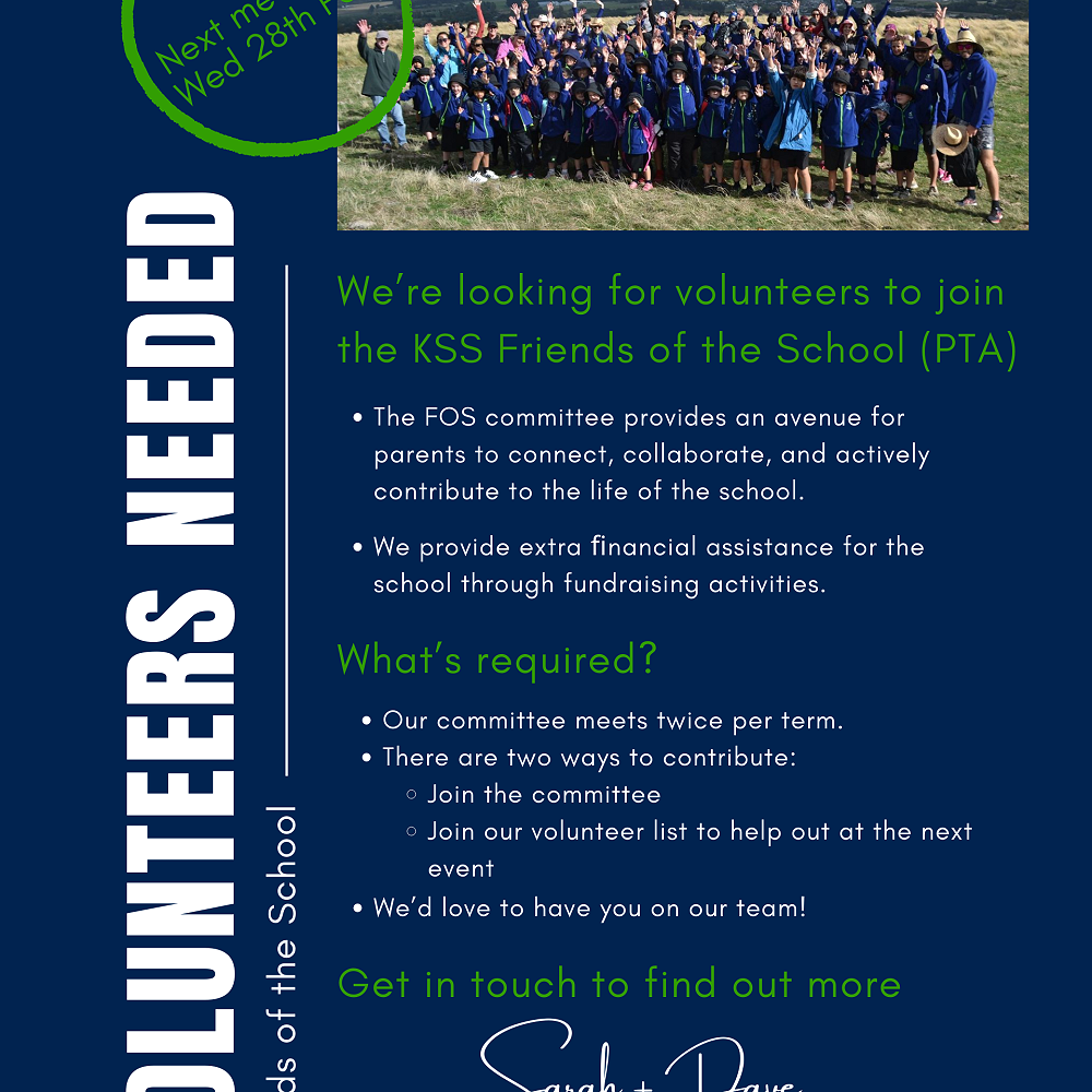 KSS Friends of School (PTA) — KSS eNewsletter #2 - 2024