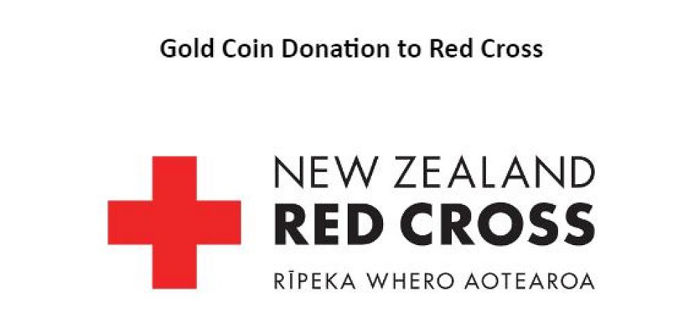 Gold Coin Donation to Red Cross