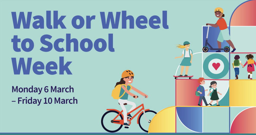 Walk or Wheel to School week.