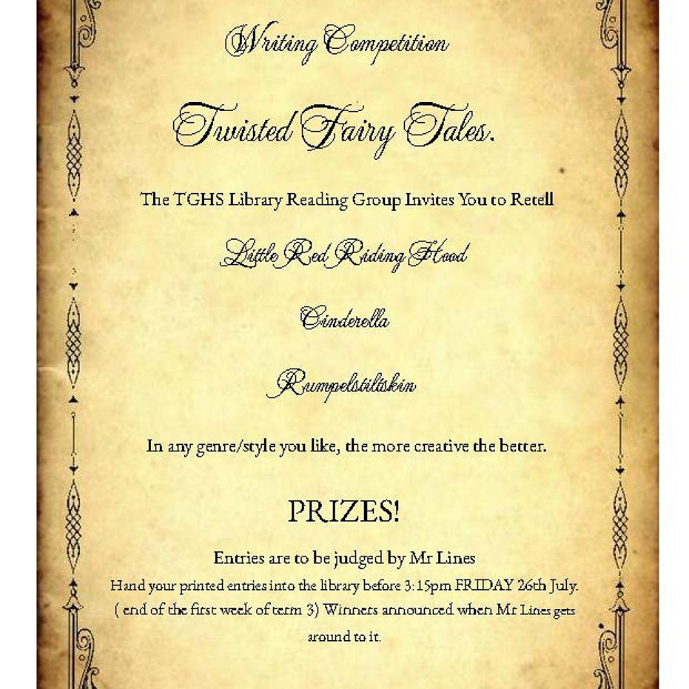 Student Writing Competition — Newsletter 4 2024