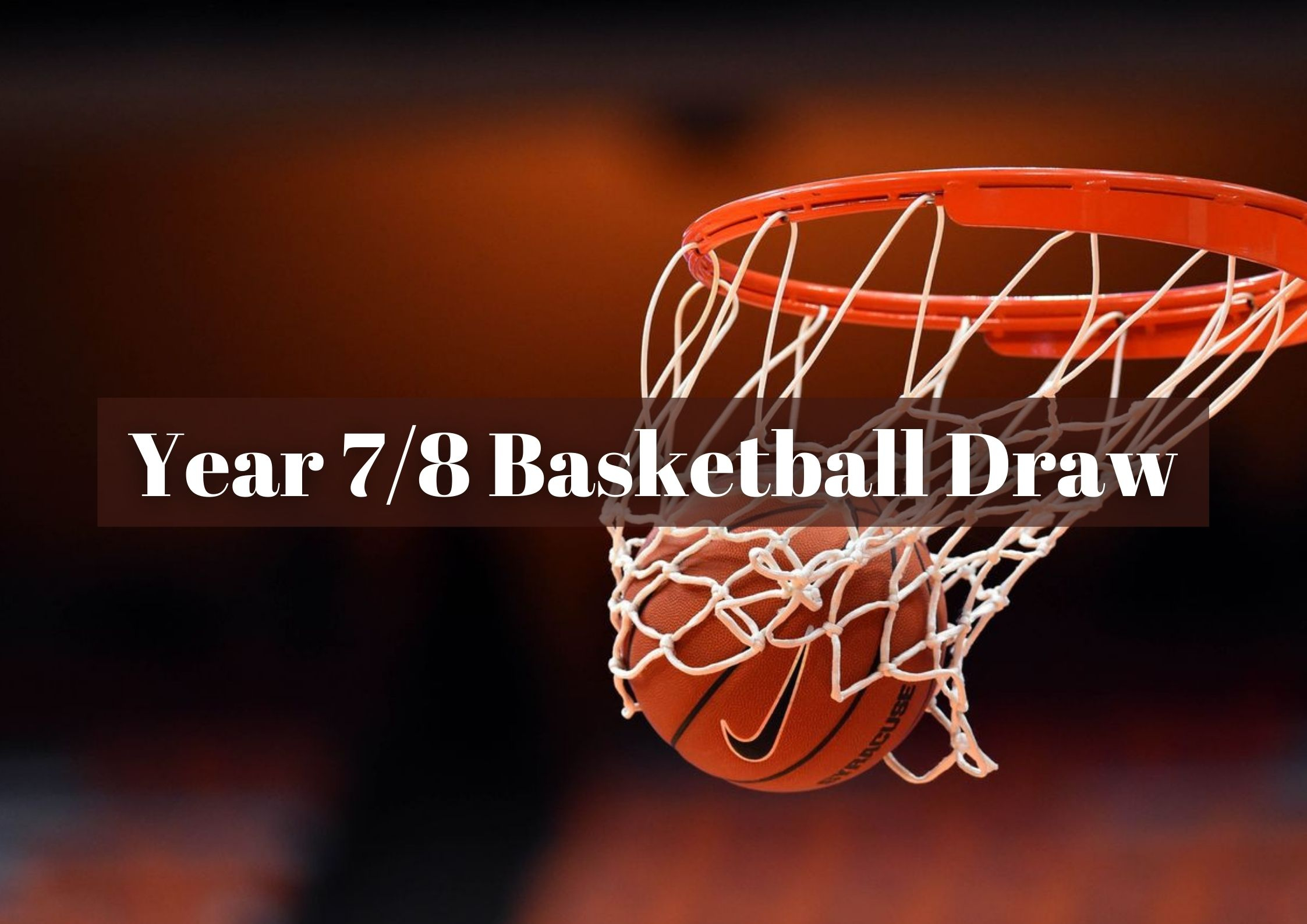 Basketball Draw for Monday July 5 | Trinity Catholic College