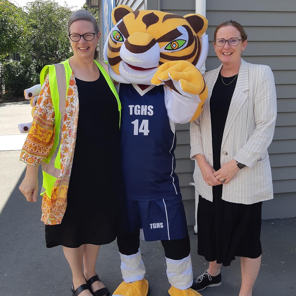 TGHS Mascot TINA THE TIGER