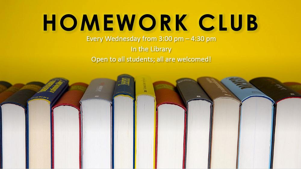 Homework Club has kicked off this year!