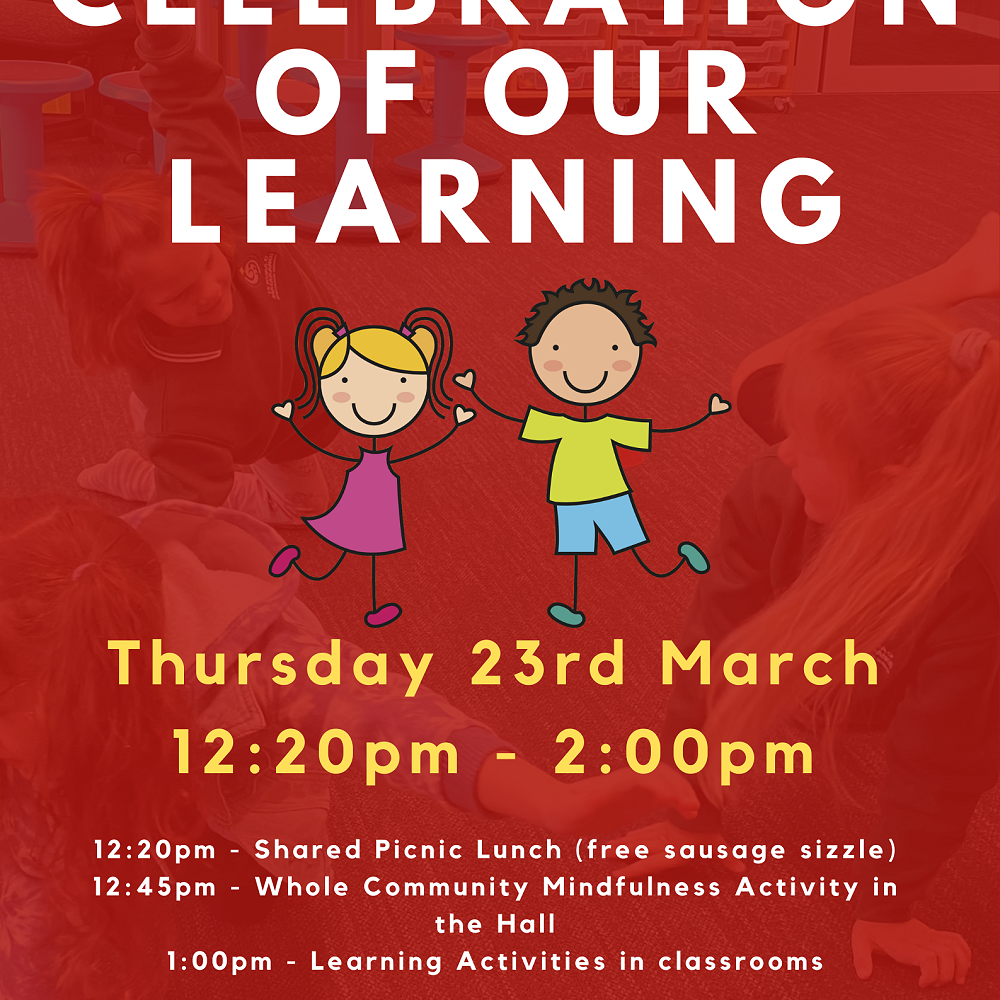 Come along to our Celebration of Our Learning!
