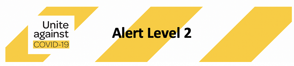 Alert Level 2 - click here for more information.