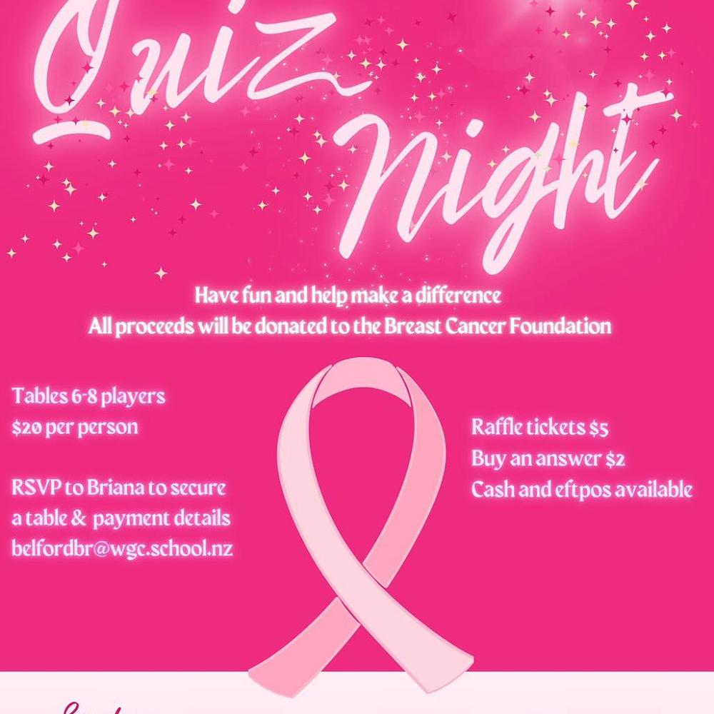 Breast Cancer Quiz Fundraiser