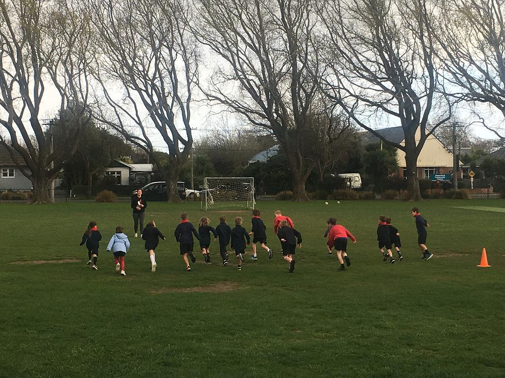 Touch Rugby Coaching Session