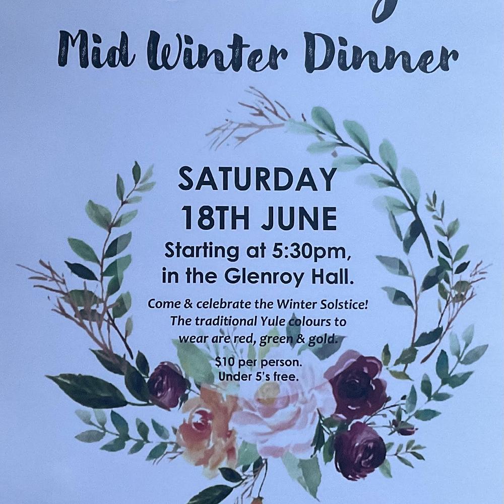 Glenroy Mid Winter Dinner