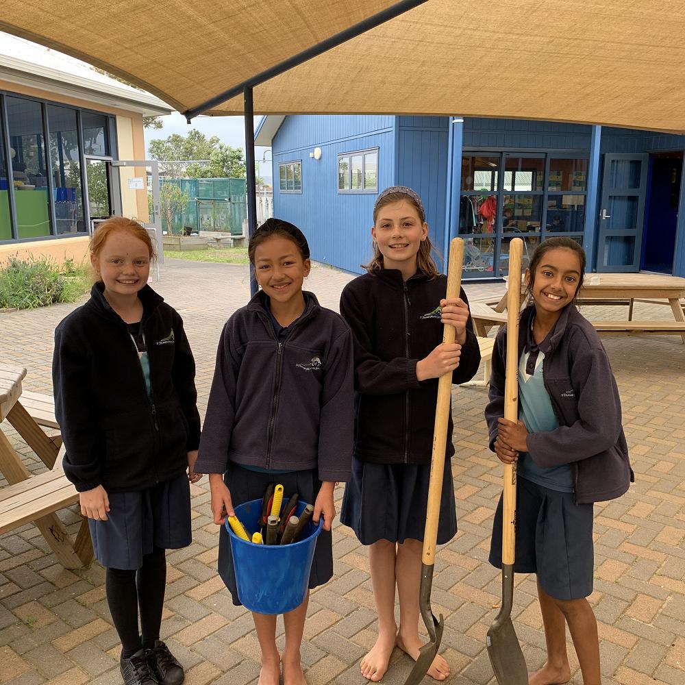 It's spring and our school gardens are ready for planting.