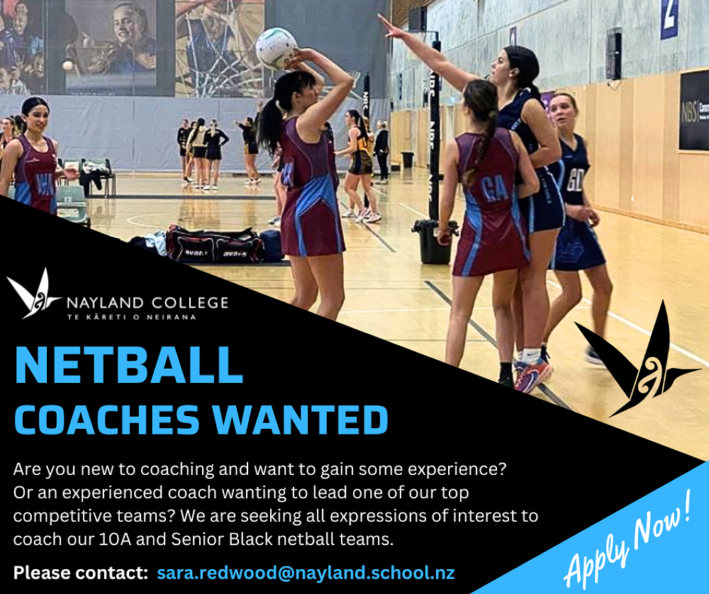 WANTED: Netball coaches