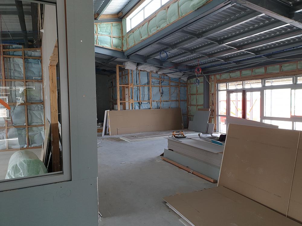 Building lining going up... — Term 4 - Week 2