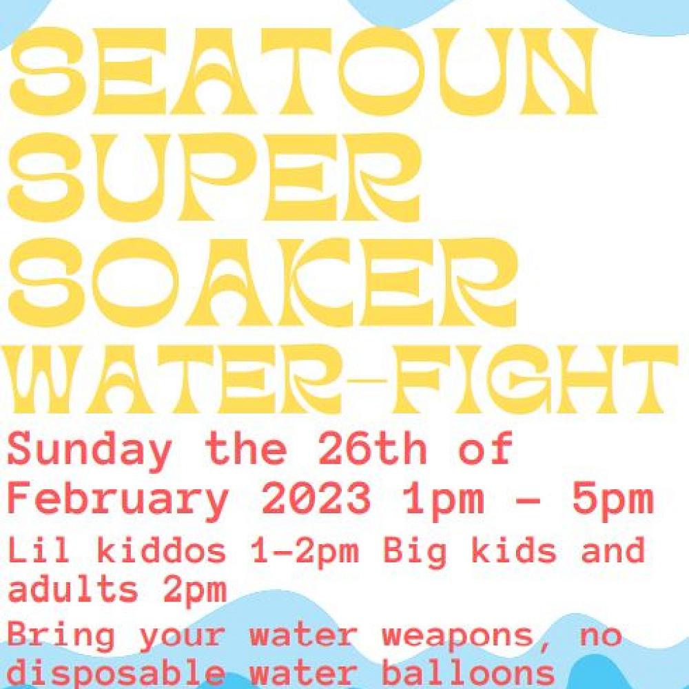 Seatoun Super Soaker - Water Fight — Steeple Rock - 23 February 2023