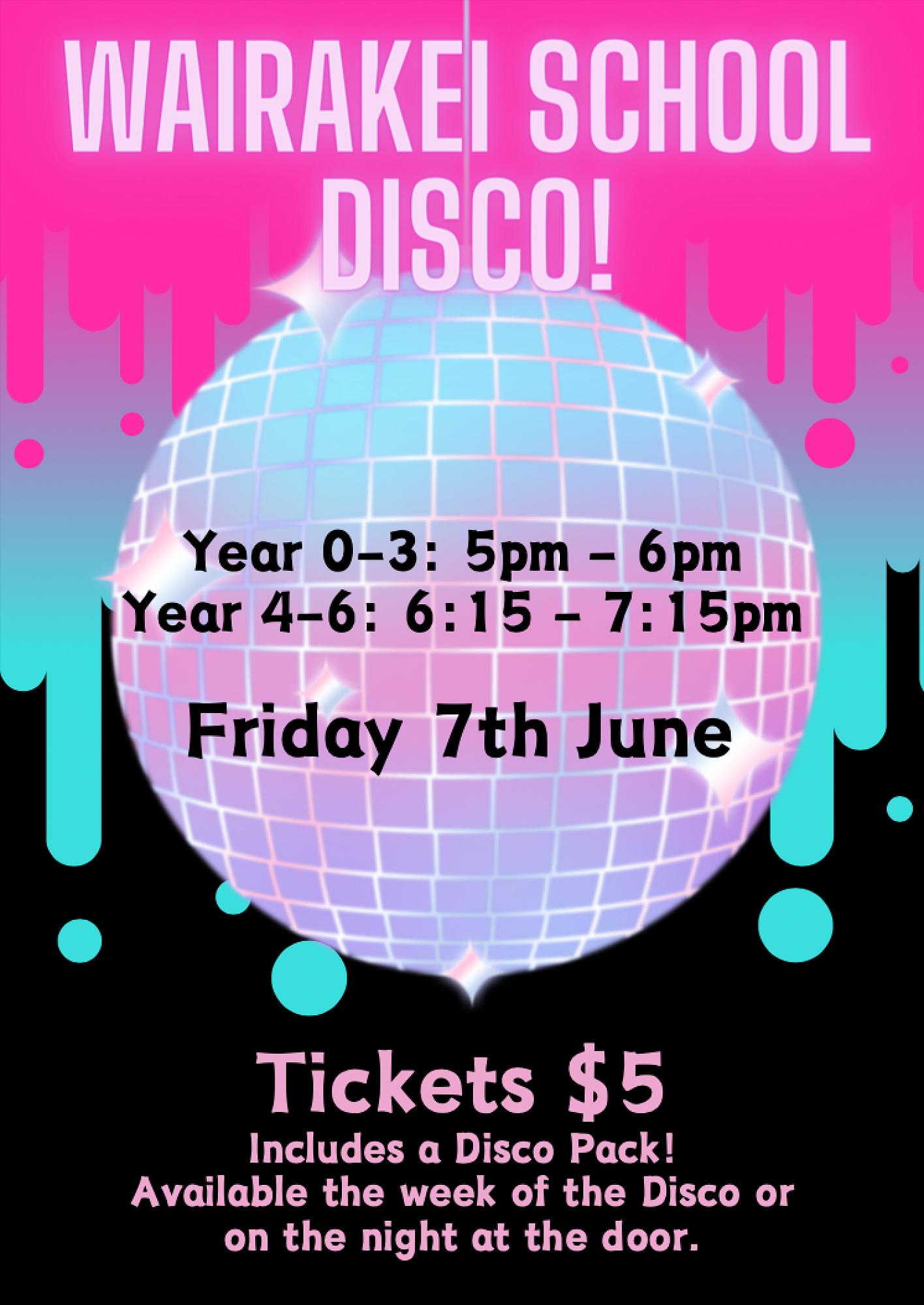School Disco - Friday 7 June!
