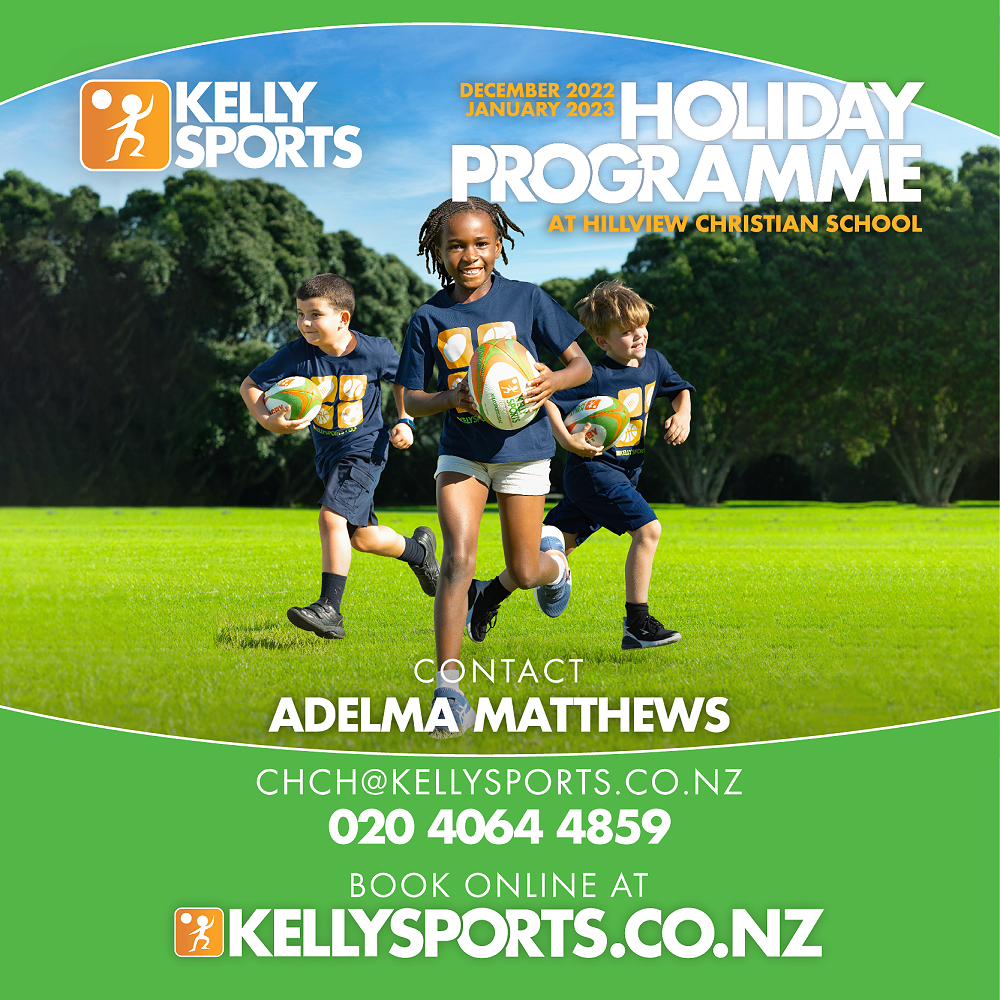 Kelly Sports Holiday Programme — 02 December Newsletter 2022