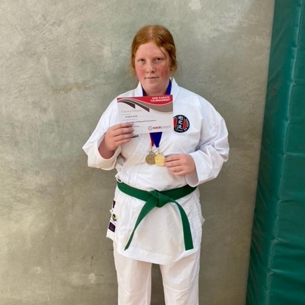 Bridgett Kelly - Karate success