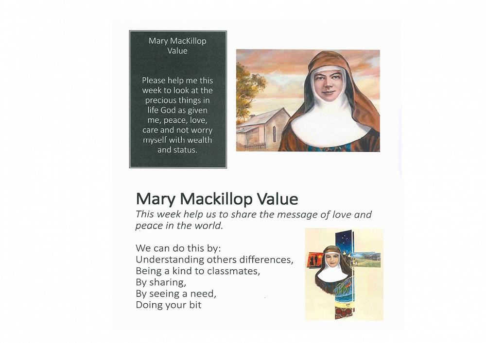 Mary MacKillop Values — Newsletter 9 - 03 August 2022