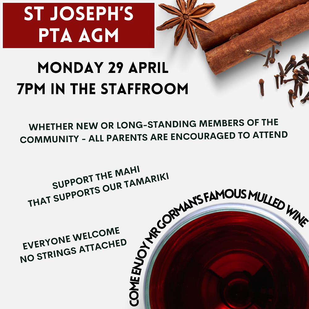 St Joseph's PTA AGM
